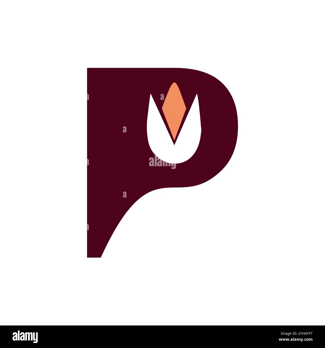 P letters logo hi-res stock photography and images - Alamy