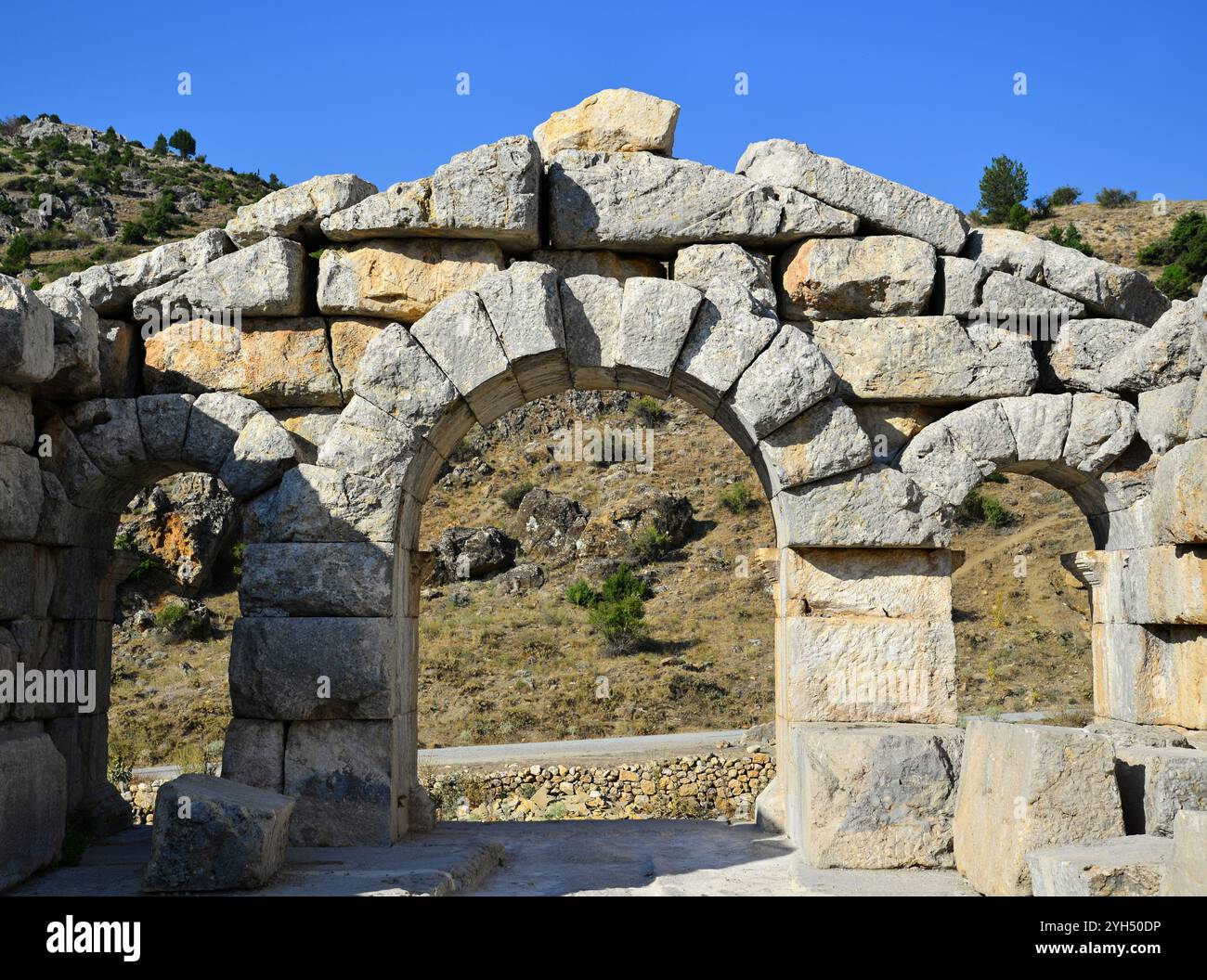 Sar ancient city is located in Tufanbeyli, Adana, Turkey Stock Photo ...