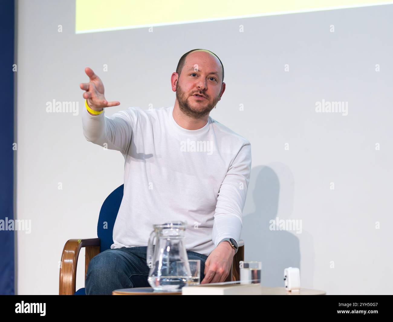 Ian Dunt at the Cambridge Literary Festival promoting his book "How ...