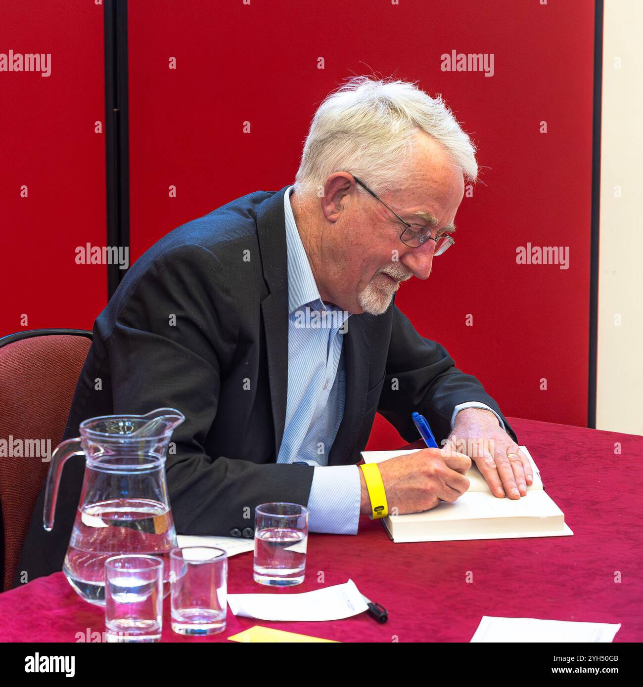 Stephen Cherry at the Cambridge Literary Festival promoting his book ...