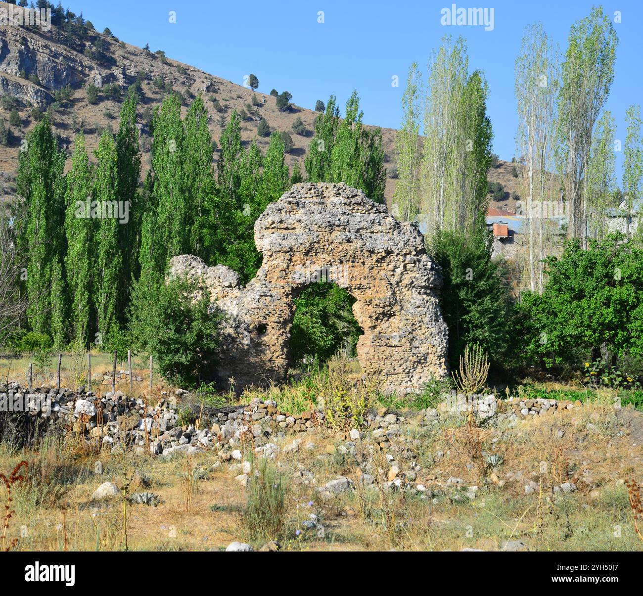 Sar ancient city is located in Tufanbeyli, Adana, Turkey Stock Photo ...