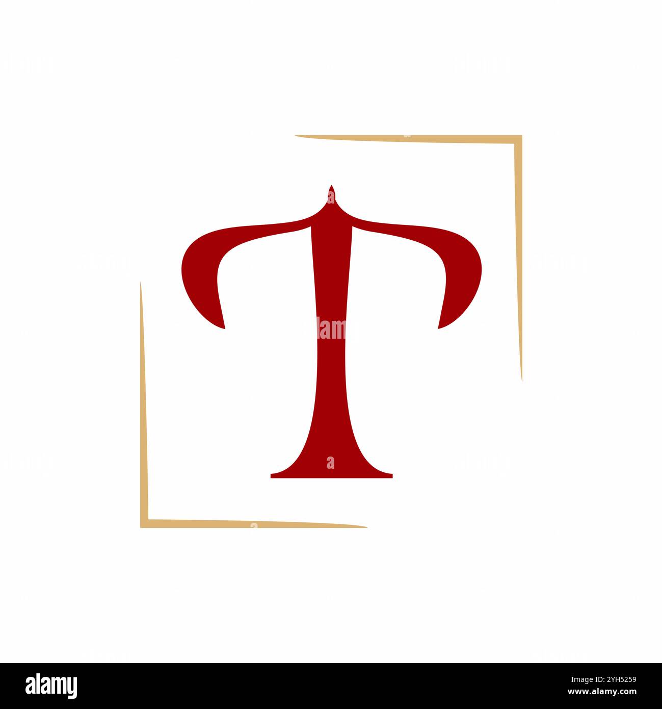 T letter design hi-res stock photography and images - Alamy