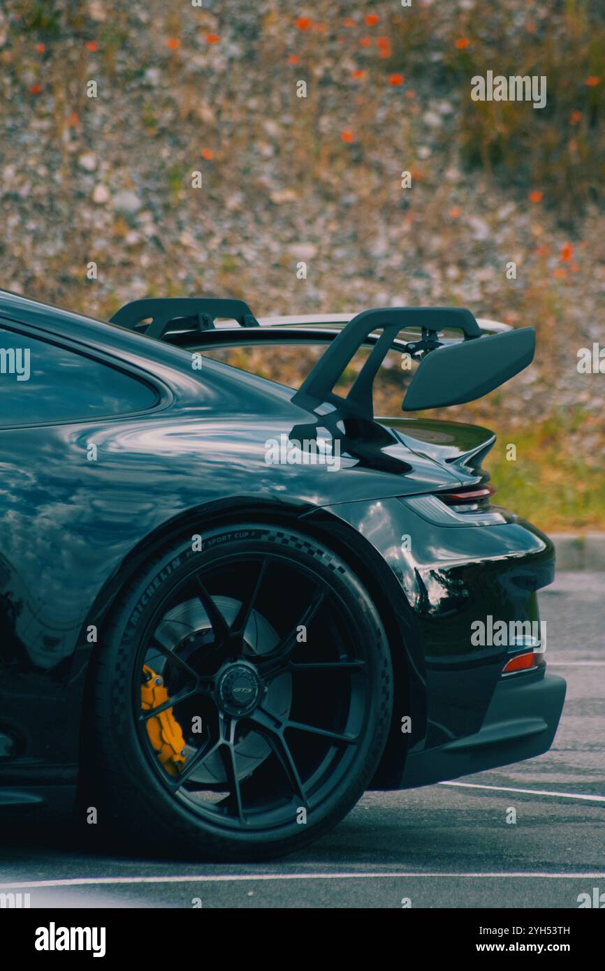 Photos of various types of Porsches taken at a Porsche Experience event ...