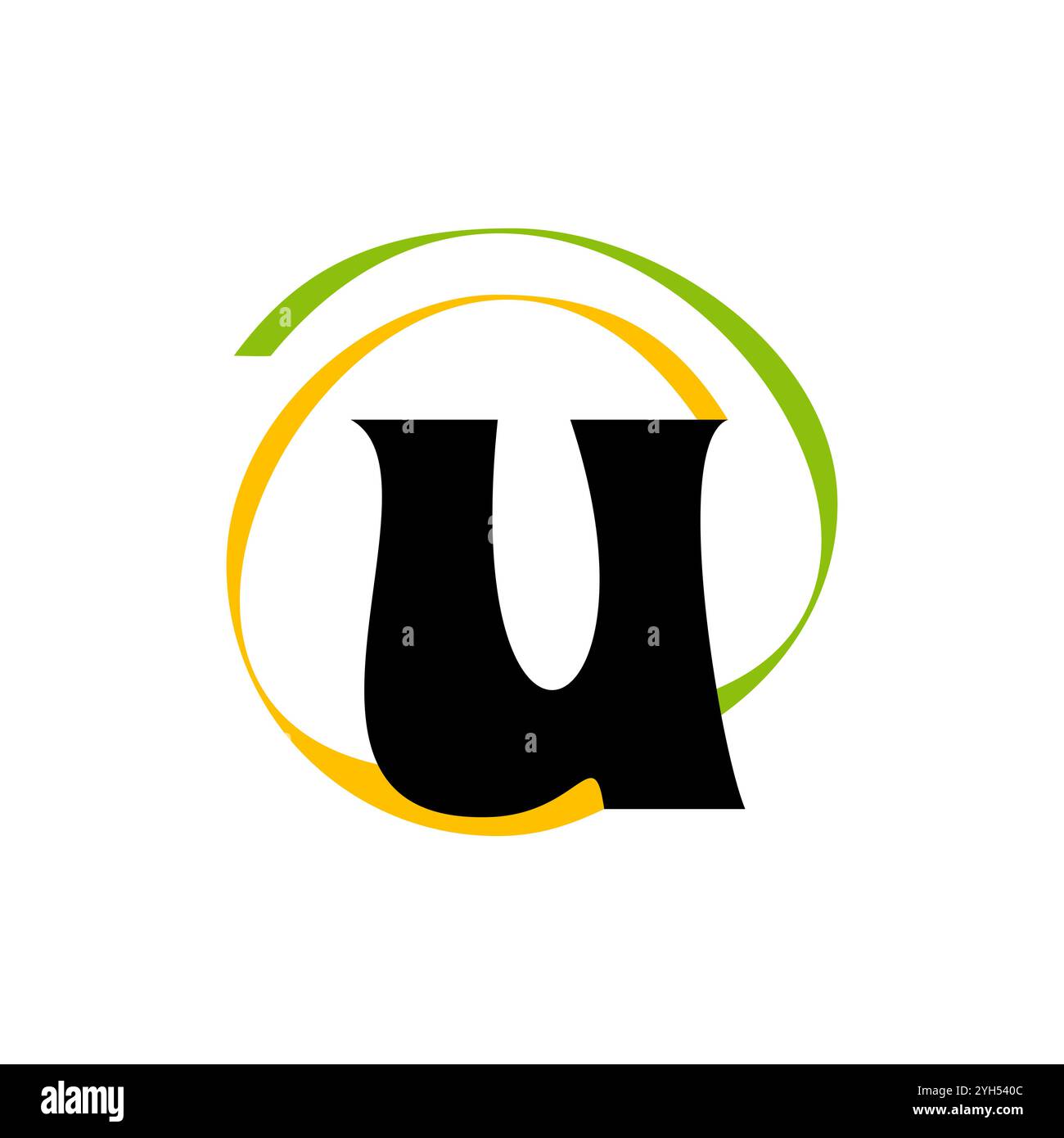U logo design hi-res stock photography and images - Alamy