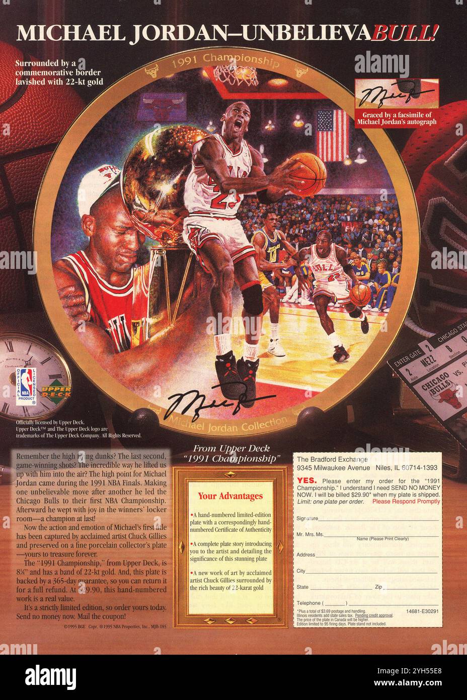 Vintage Playboy Magazine September 1995 issue Advert, USA Stock Photo ...