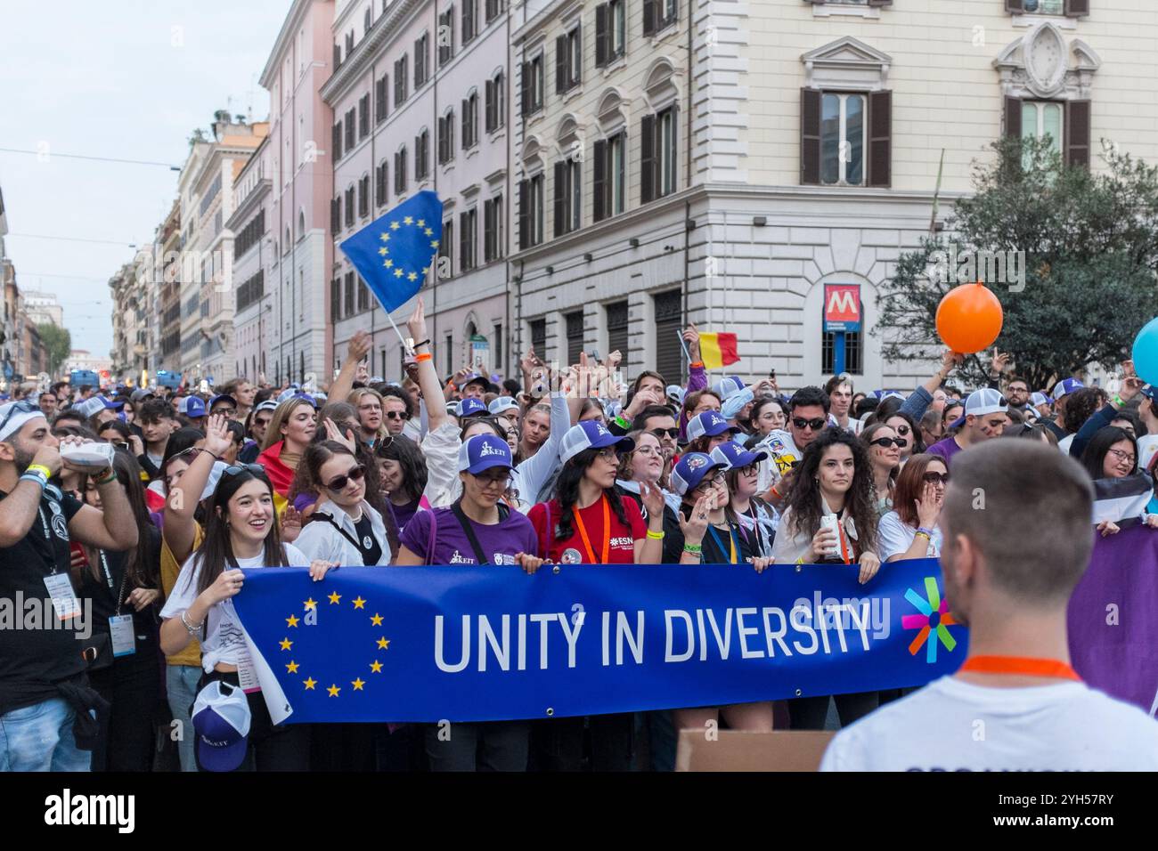 09/11/2024 Rome, Flag Parade is a symbolic and participatory moment of ...