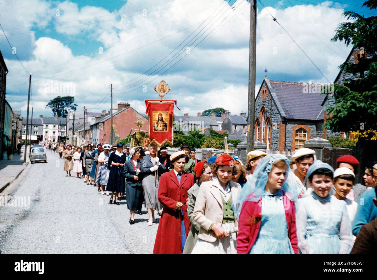 The womens section of the Corpus Christi procession held in ...