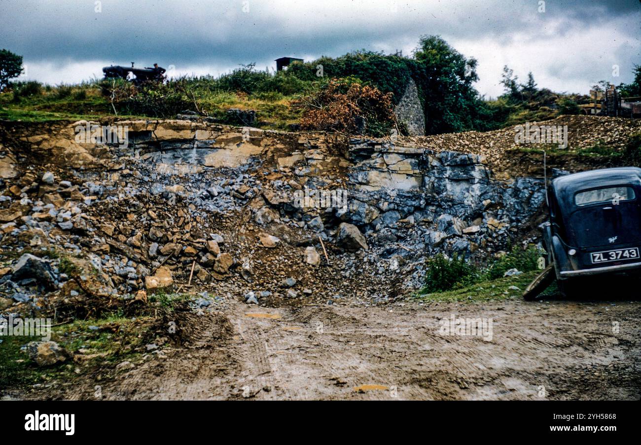 Bill Murphy’s stone quarry near Castleisland, County Kerry ...