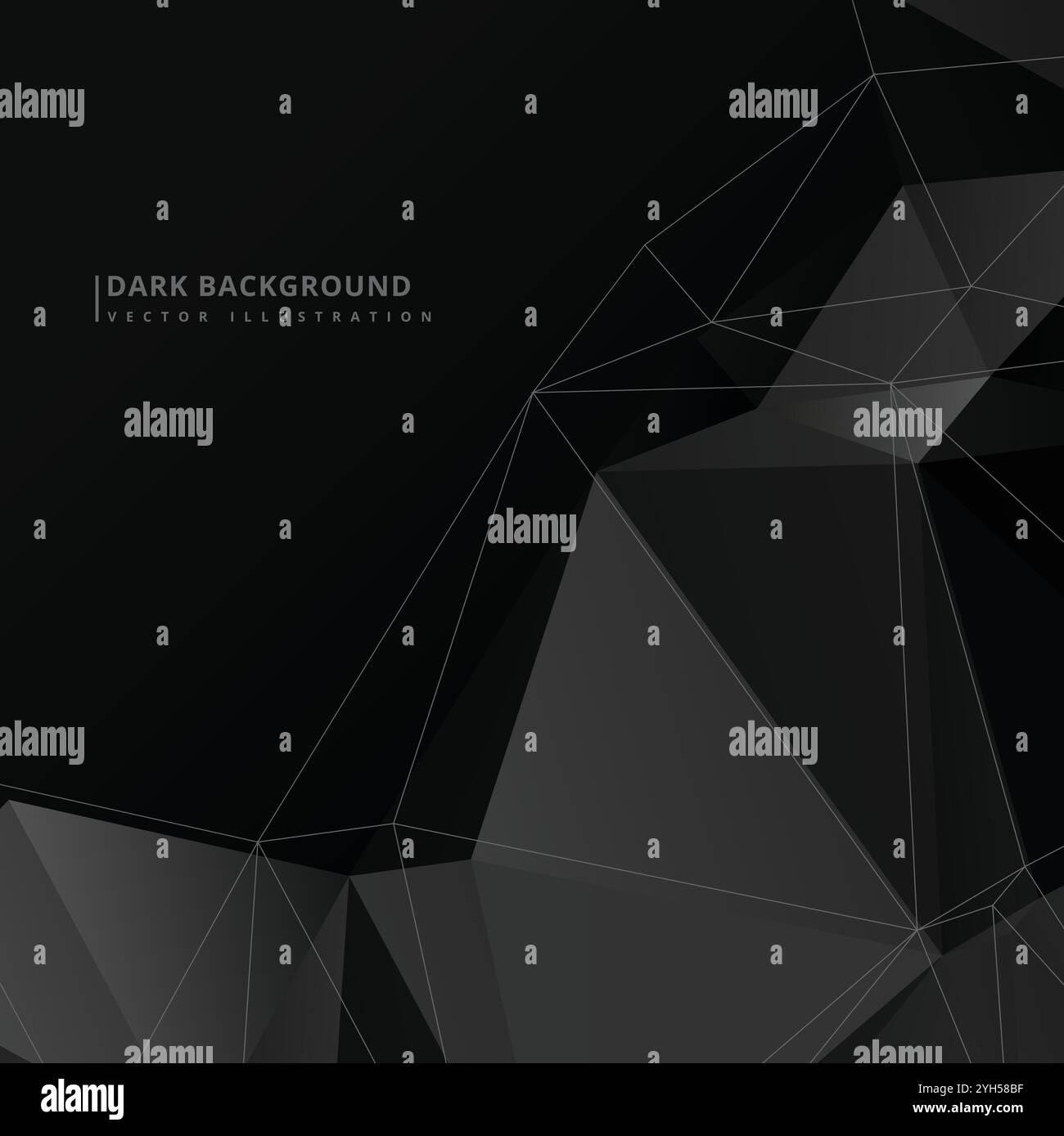 Blue vector low poly Black and White Stock Photos & Images - Alamy