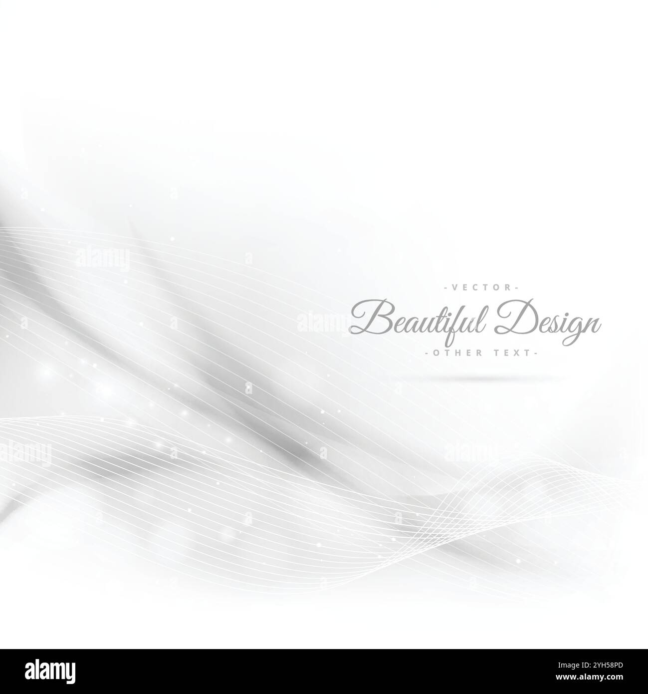 abstract white wave style background Stock Vector Image & Art - Alamy