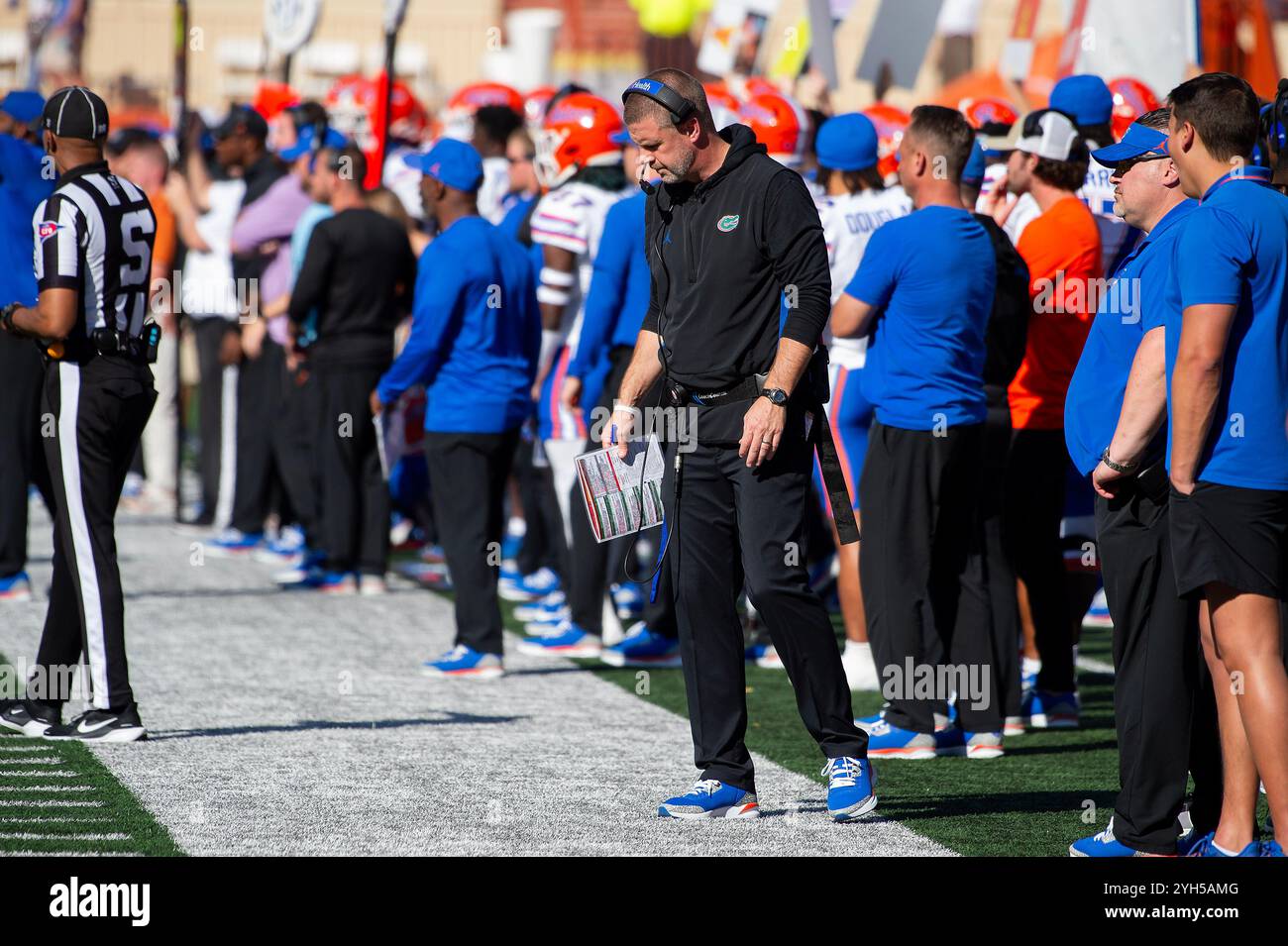 November 9, 2024: Flordia Gators Head Coach Billy Napier in action ...