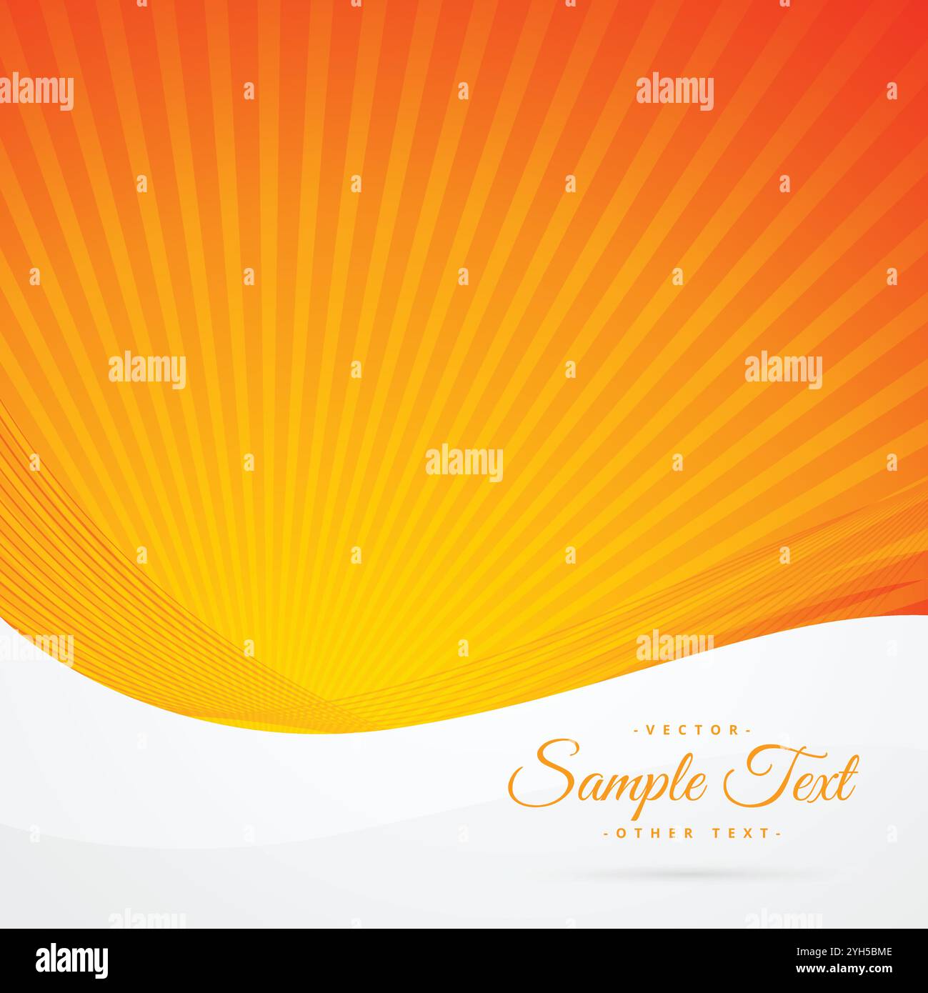 orange sunburst background illustration Stock Vector Image & Art - Alamy