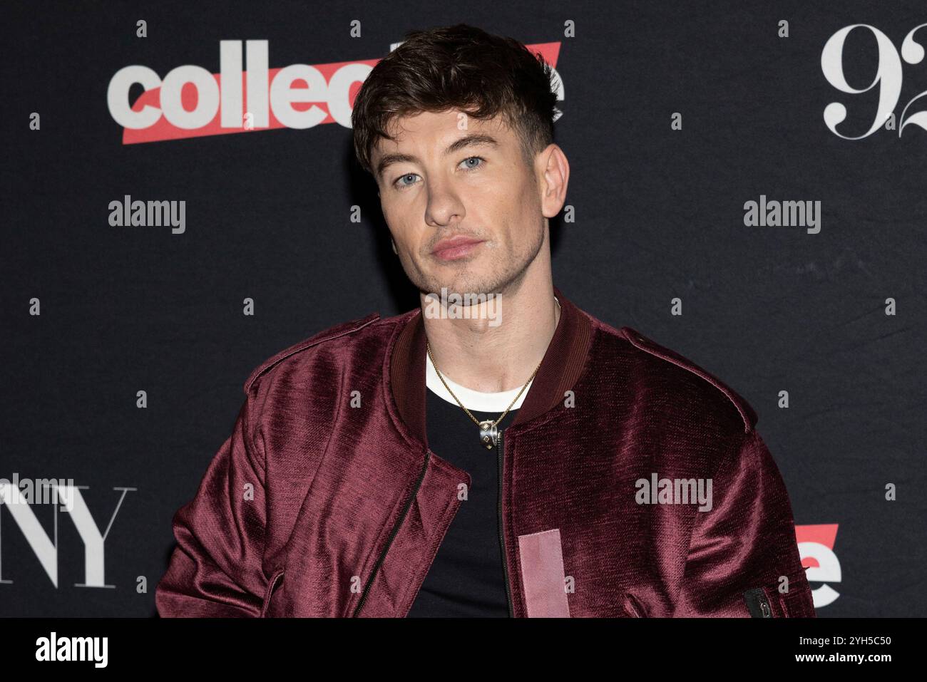 Actor Barry Keoghan poses backstge before discussing the film "Bird" at ...