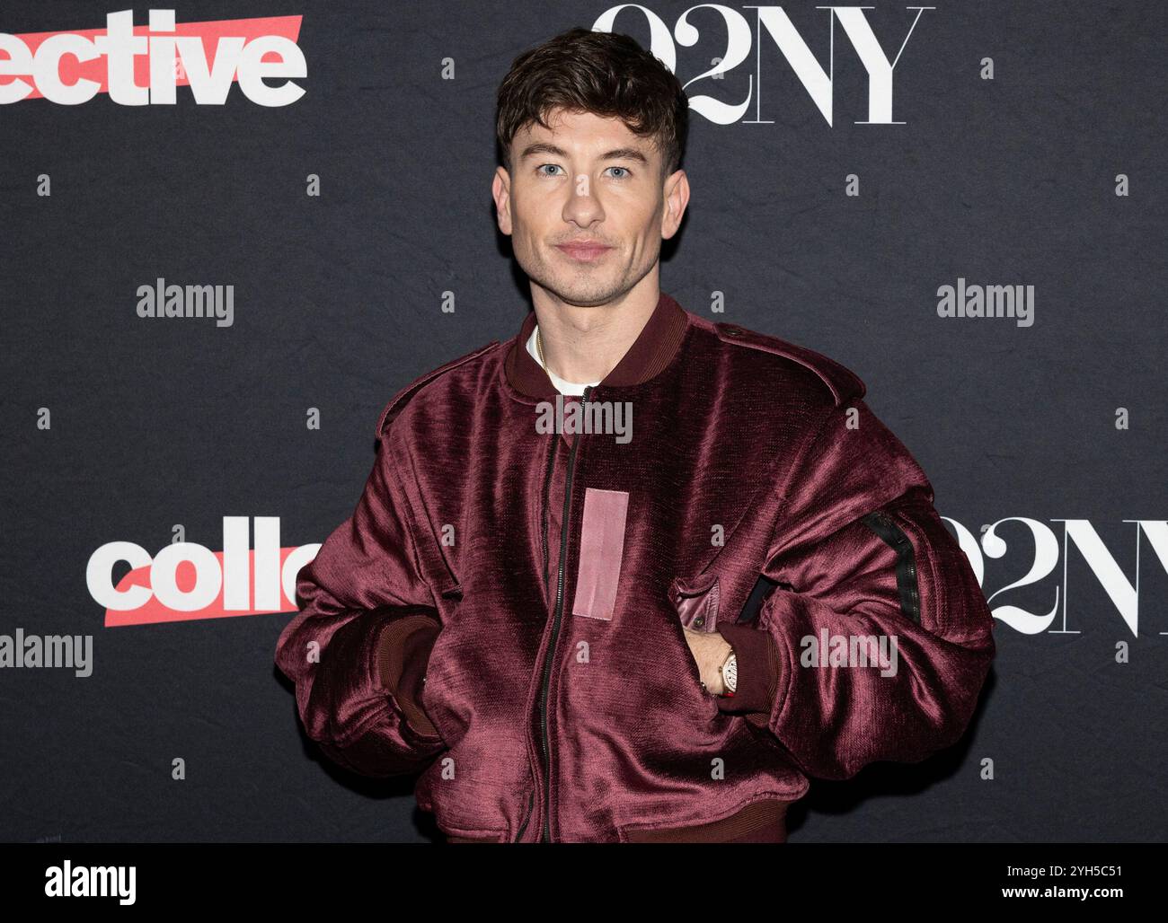 Actor Barry Keoghan poses backstge before discussing the film "Bird" at ...