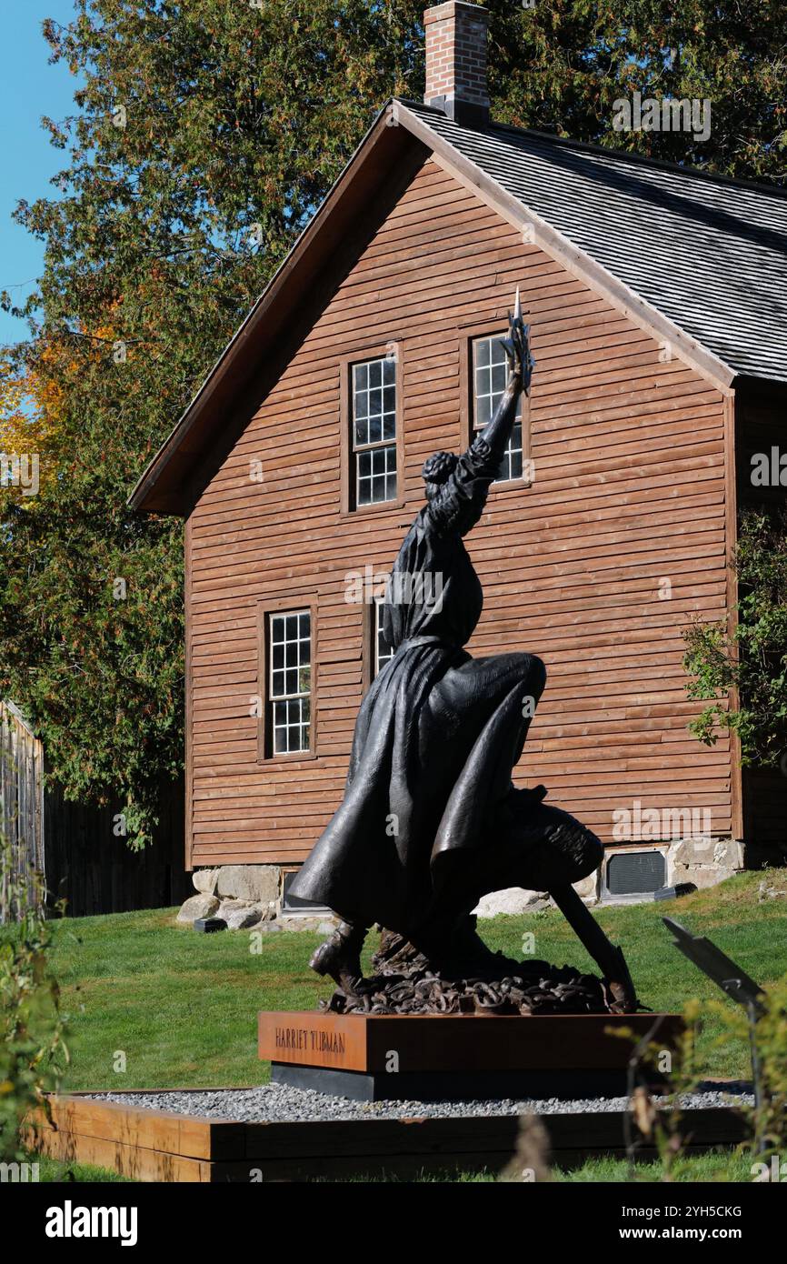 The John Brown homestead and farm in North Elba, New York of the famous ...