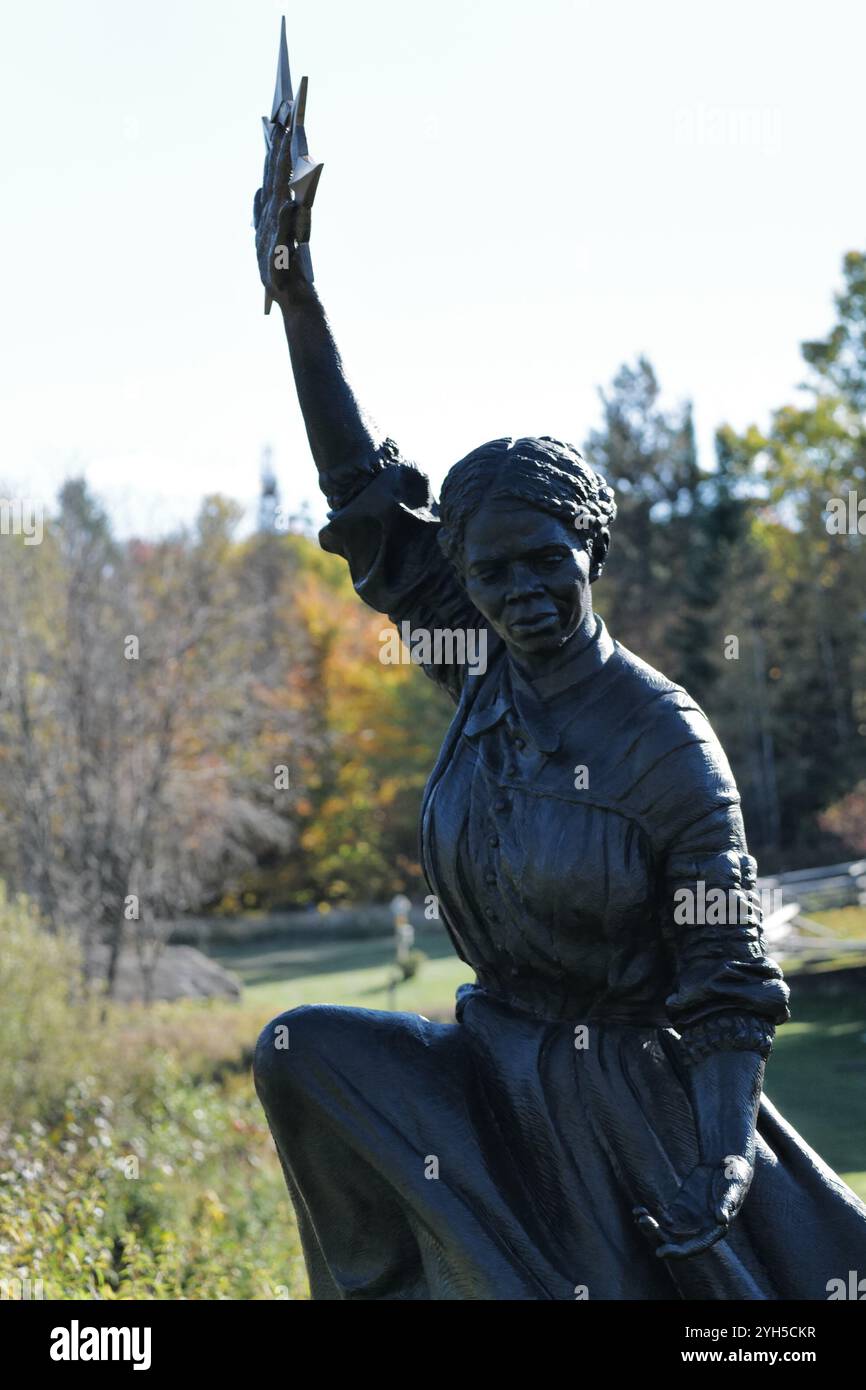 The John Brown homestead and farm in North Elba, New York of the famous ...