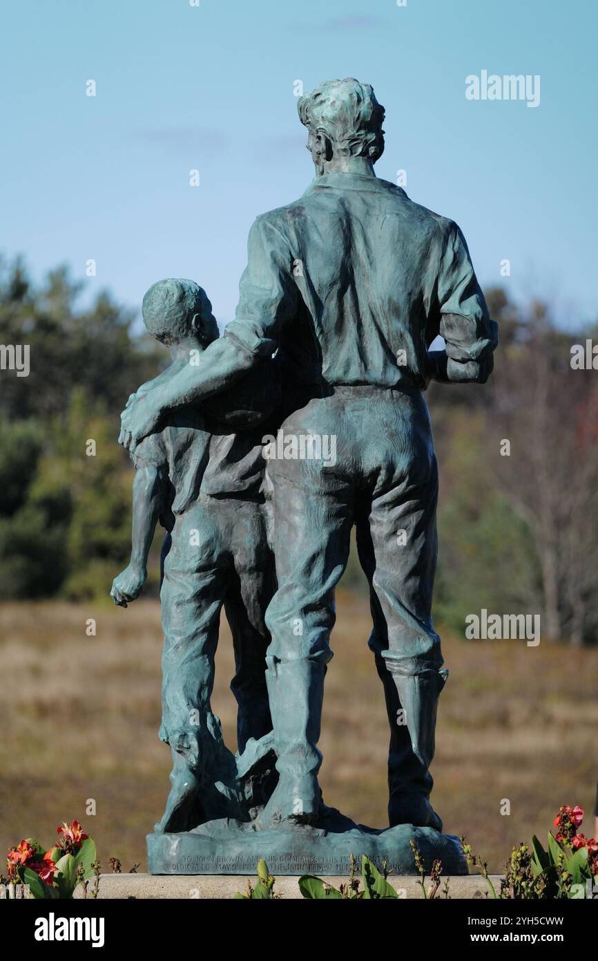 The John Brown homestead and farm in North Elba, New York of the famous ...