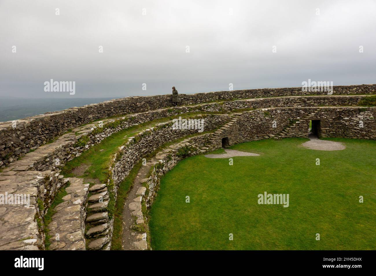Grianan Of Aileach, stone fort of Aileach Stock Photo - Alamy