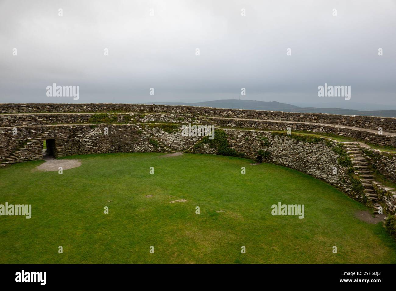 Grianan Of Aileach, stone fort of Aileach Stock Photo - Alamy