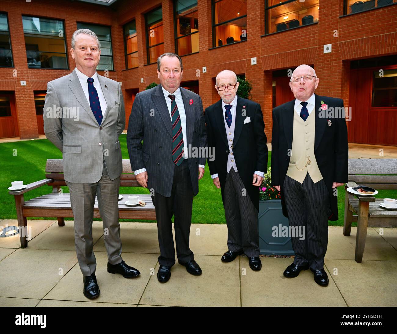 LONDON, UK. 9th Nov, 2024. Simon Wilkinson IPM (2nd) of The Worshipful ...