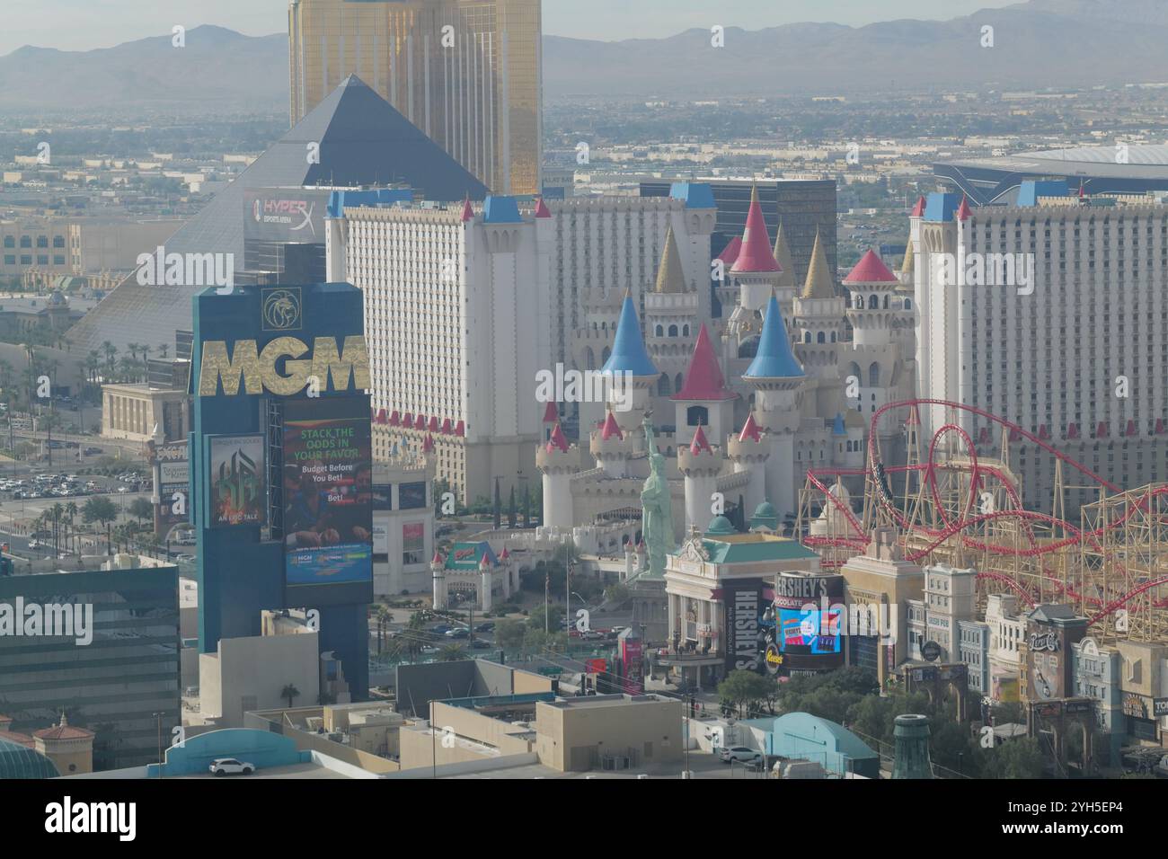 Iconic sites around Las Vegas, Nevada - including the view of the Strip ...