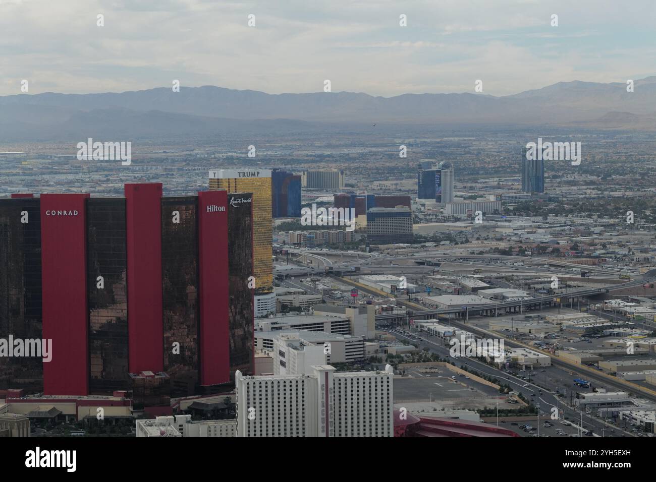 Iconic sites around Las Vegas, Nevada - including the view of the Strip ...