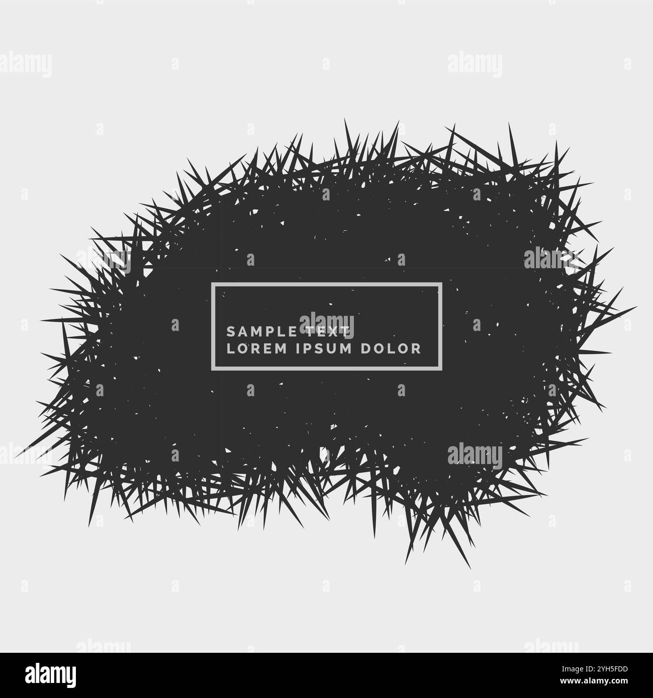 Abstract background spikes Black and White Stock Photos & Images - Alamy