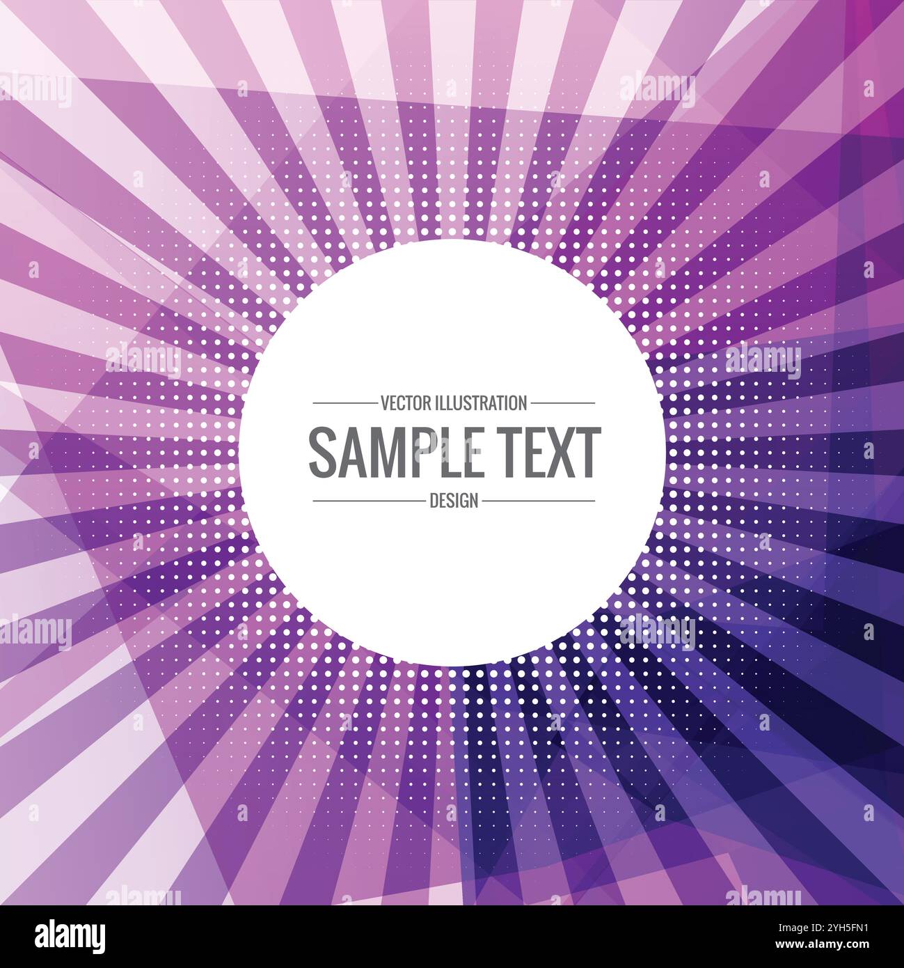 abstract funky purple background with rays coming out from center Stock ...