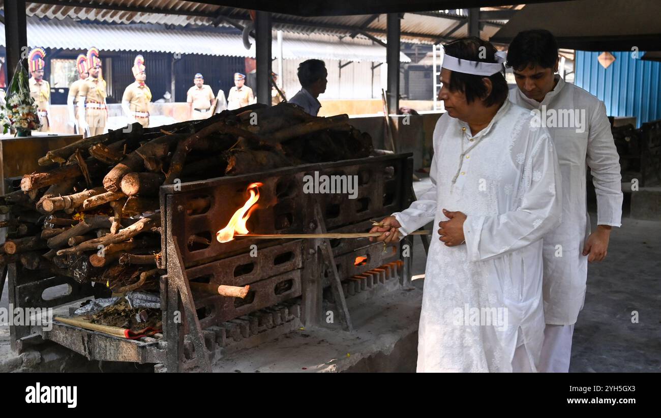 MUMBAI, INDIA - NOVEMBER 9: Brij Narayan and Shiv Narayan, the sons of ...