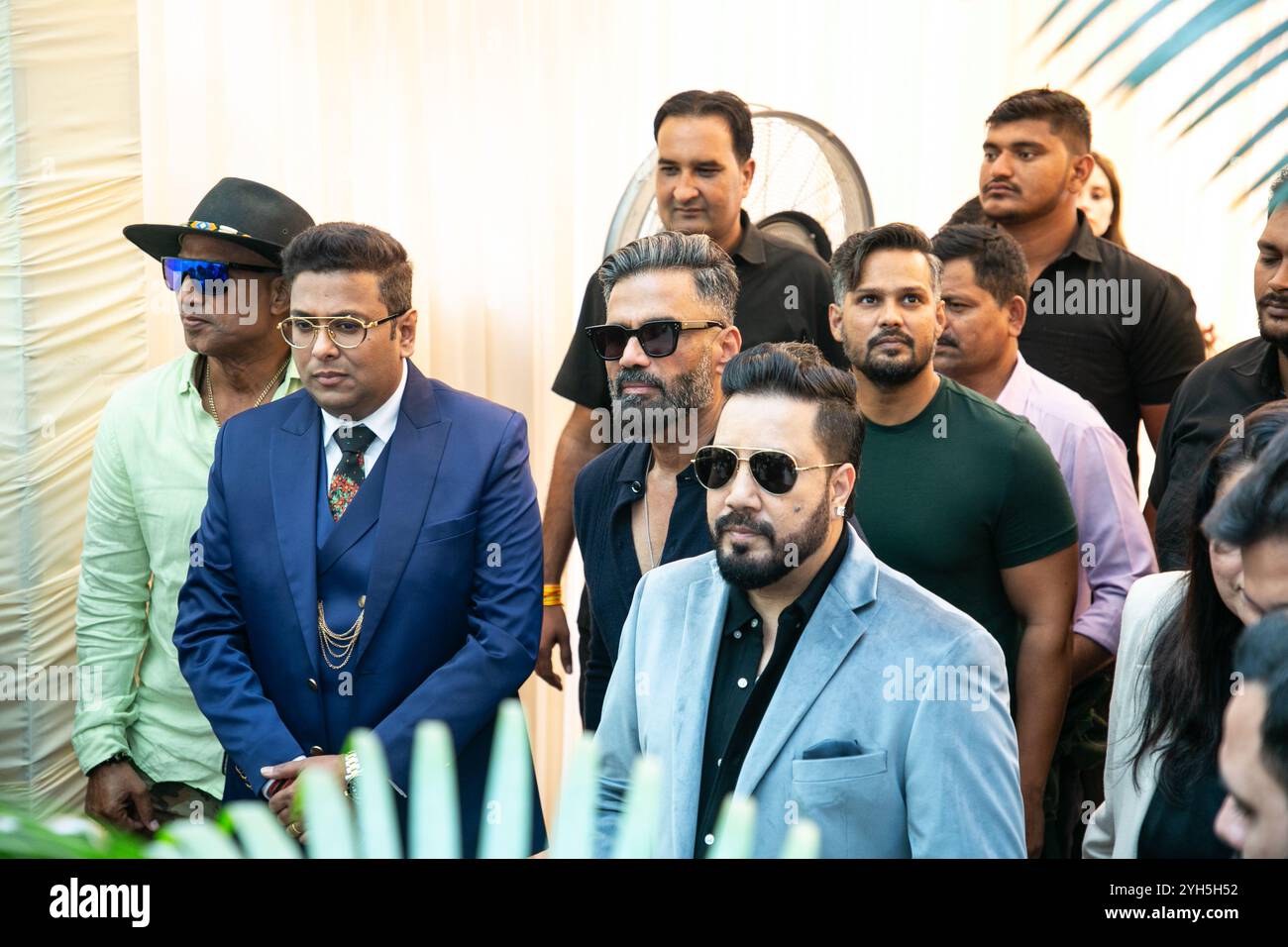 NEW DELHI, INDIA - OCTOBER 13: Bollywood actor Suniel Shetty and singer ...