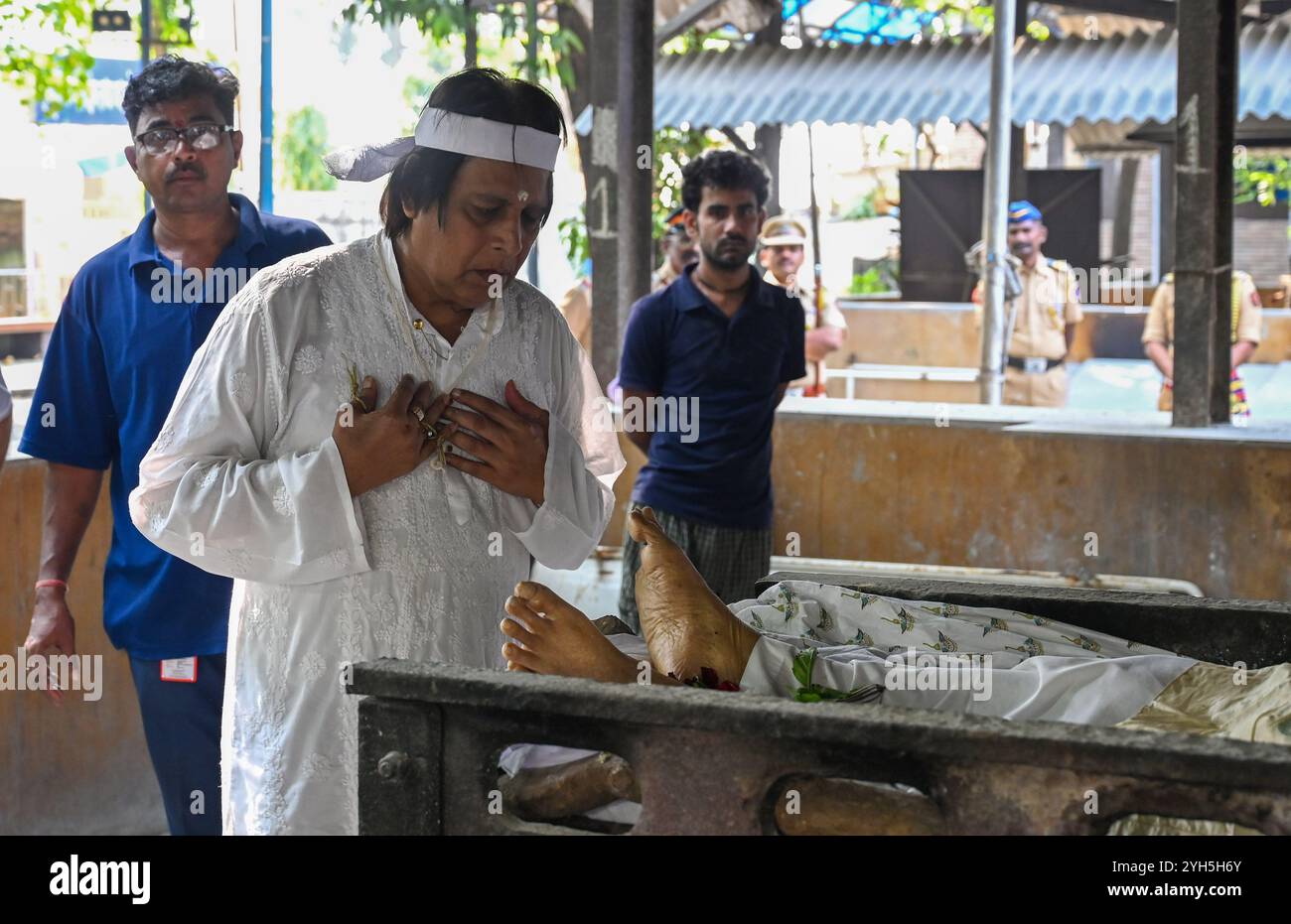 MUMBAI, INDIA - NOVEMBER 9: Brij Narayan and Shiv Narayan, the sons of ...