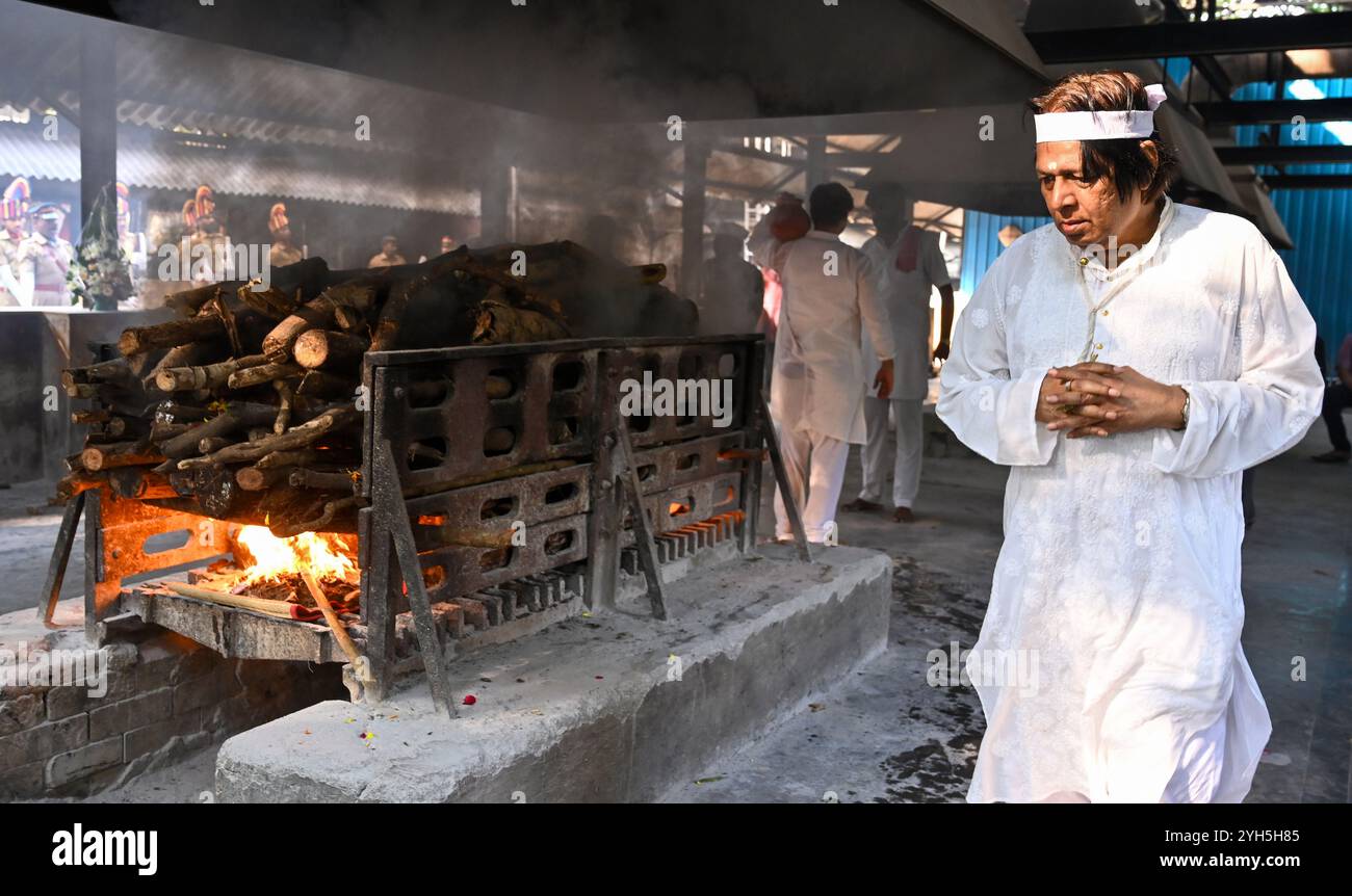 MUMBAI, INDIA - NOVEMBER 9: Brij Narayan and Shiv Narayan, the sons of ...