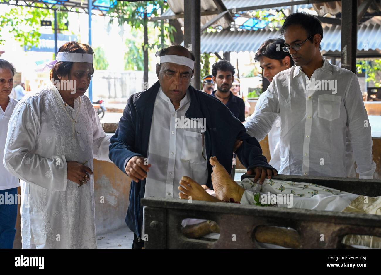 MUMBAI, INDIA - NOVEMBER 9: Brij Narayan and Shiv Narayan, the sons of ...