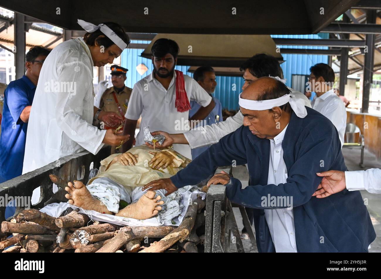 MUMBAI, INDIA - NOVEMBER 9: Brij Narayan and Shiv Narayan, the sons of ...