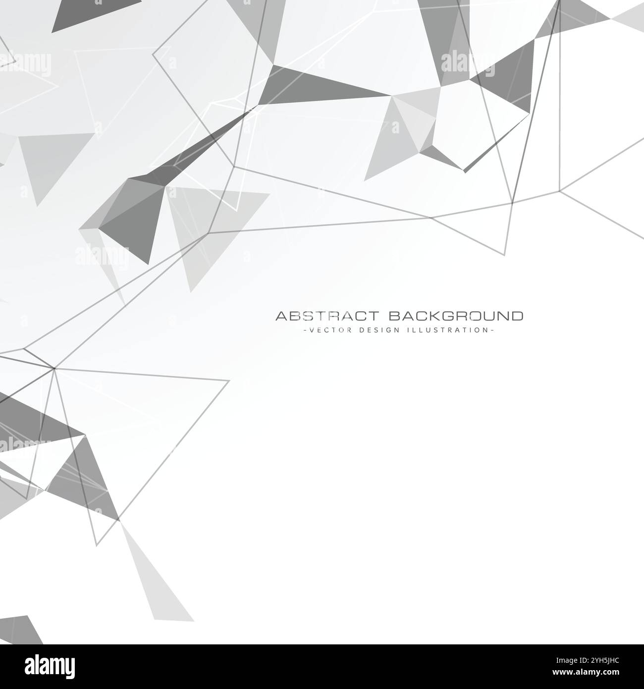 white abstract triangles background Stock Vector Image & Art - Alamy