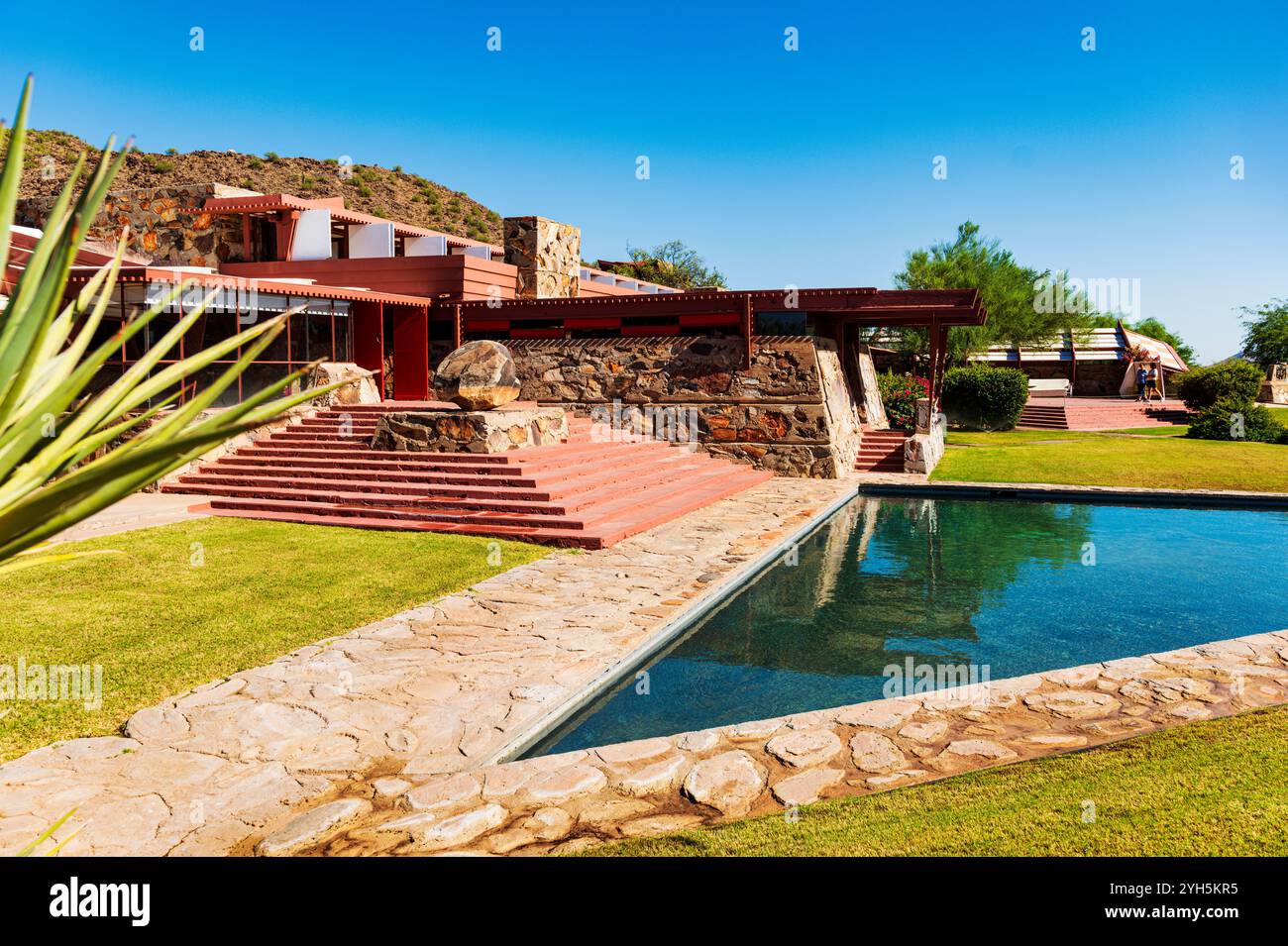 Exterior view; Frank Lloyd Wright's Taliesin West; Scottsdale; Arizona; USA Stock Photo - Alamy