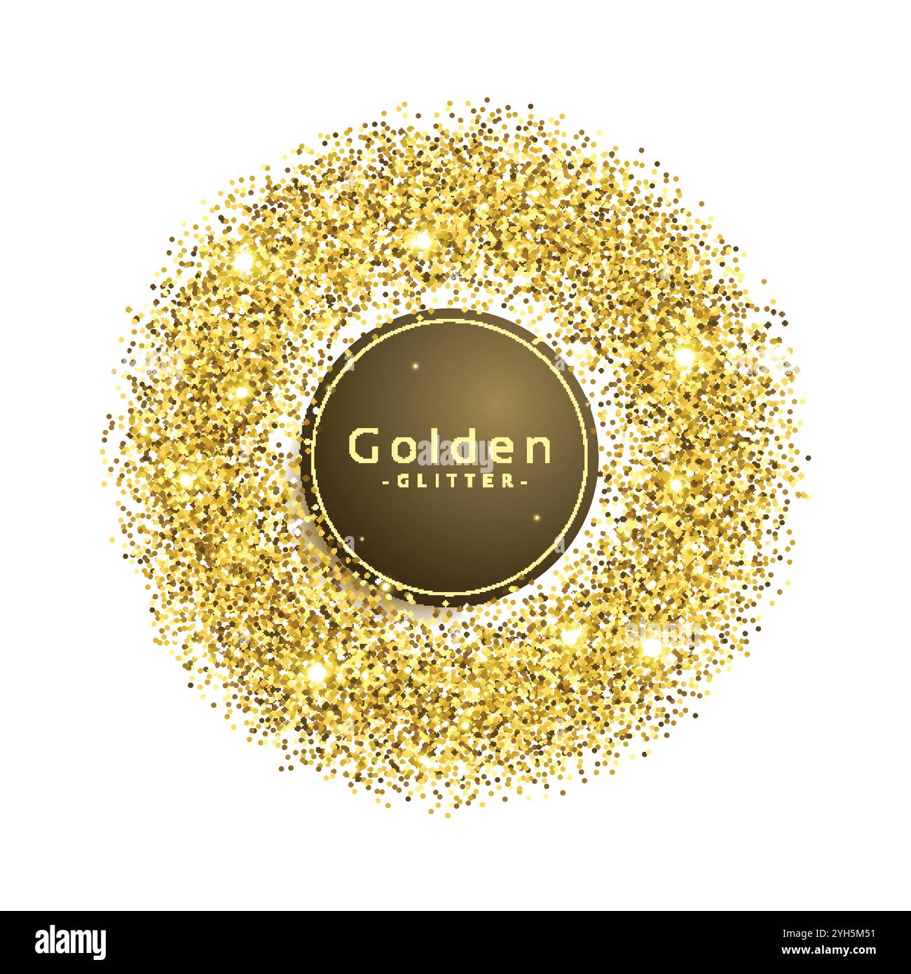 Abstract golden sparkles in Stock Vector Images - Alamy