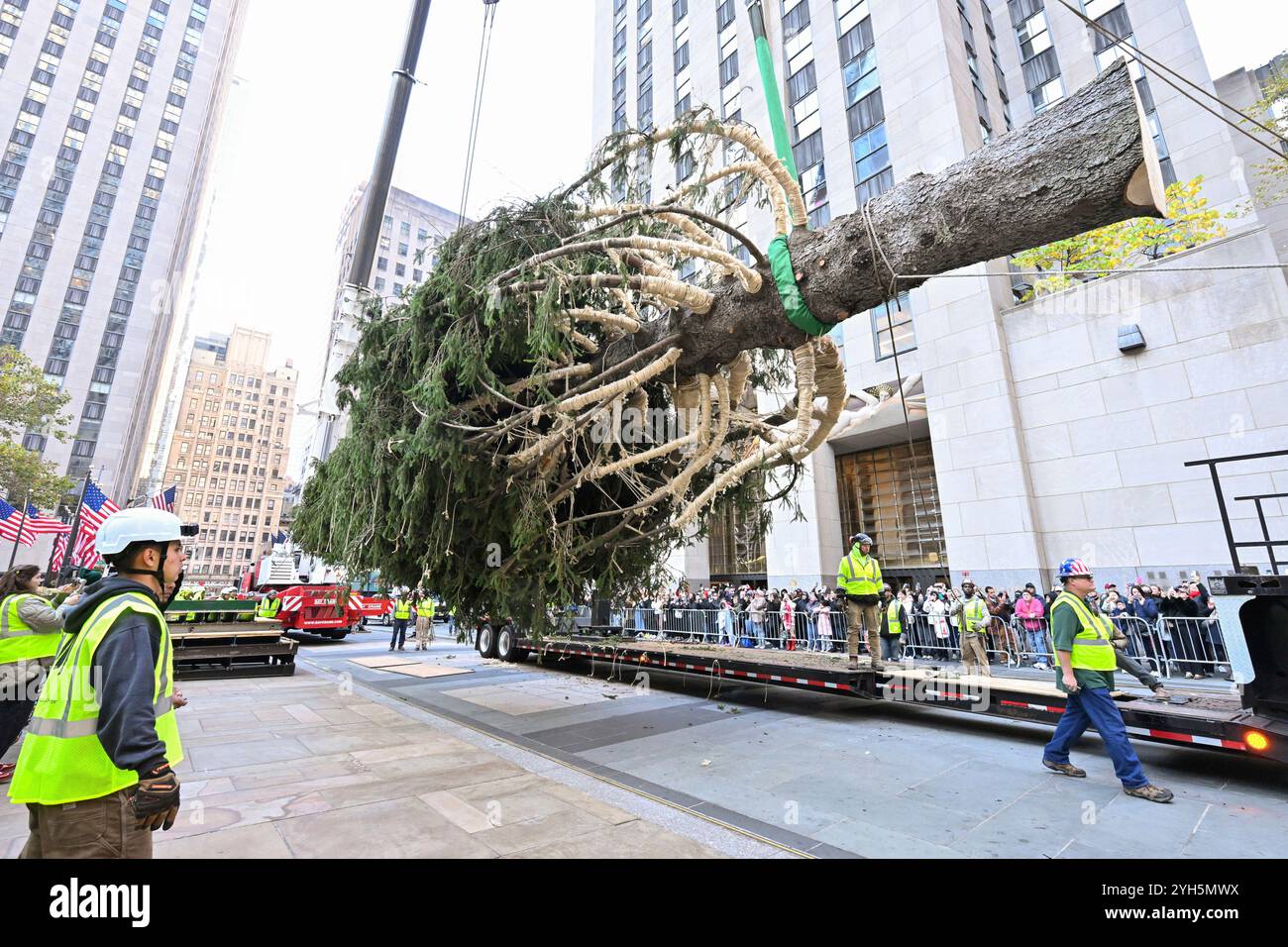 IMAGE DISTRIBUTED FOR TISHMAN SPEYER - The wrapped 2024 Rockefeller ...