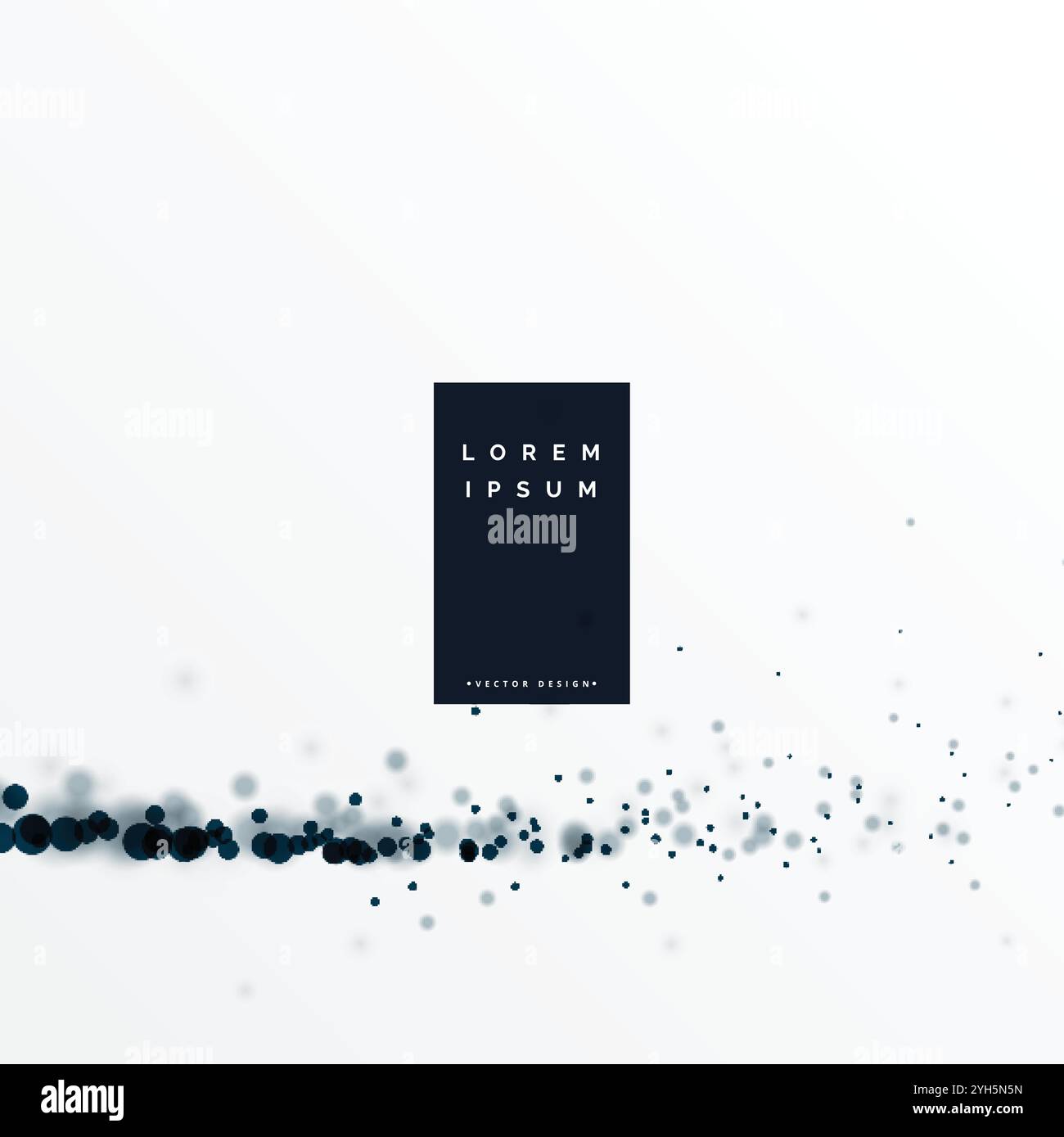 white background with black particle effect Stock Vector Image & Art ...