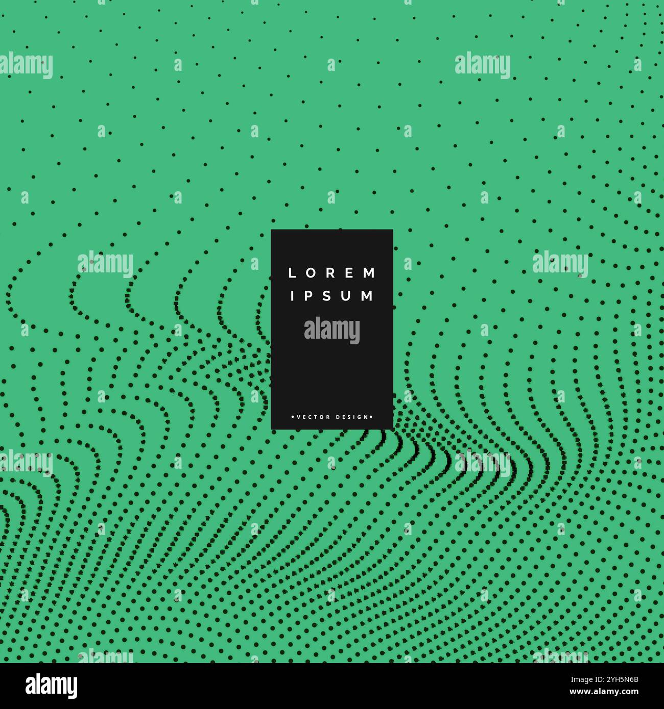 green background with particle effect vector illustration Stock Vector ...