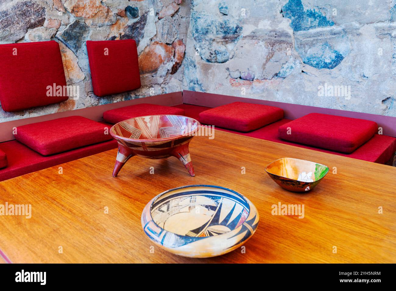 Interior view; Frank Lloyd Wright's; Taliesin West; Scottsdale; Arizona ...