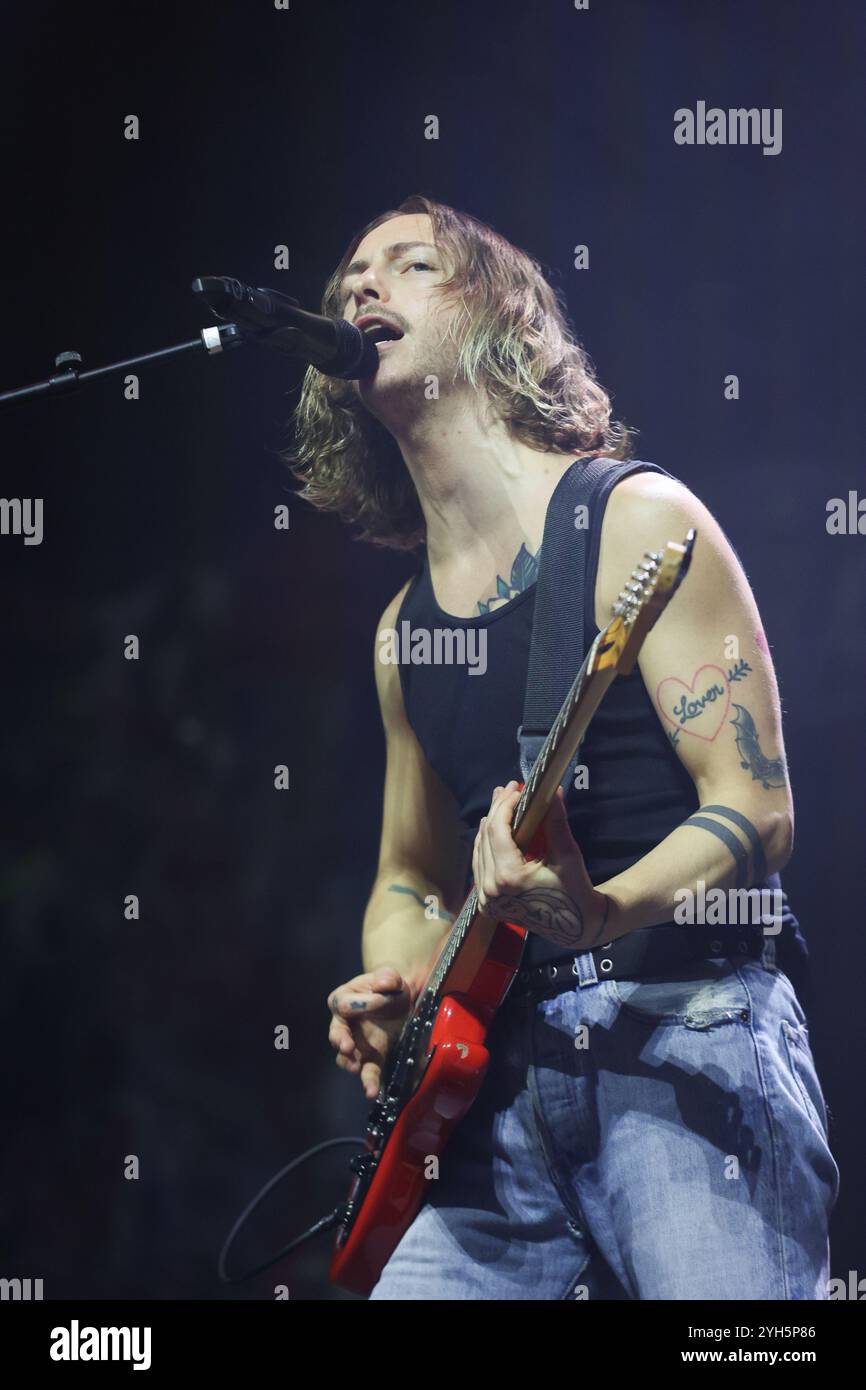 London, UK. Saturday November 9, 2024. Ryan Potter of English Indie ...