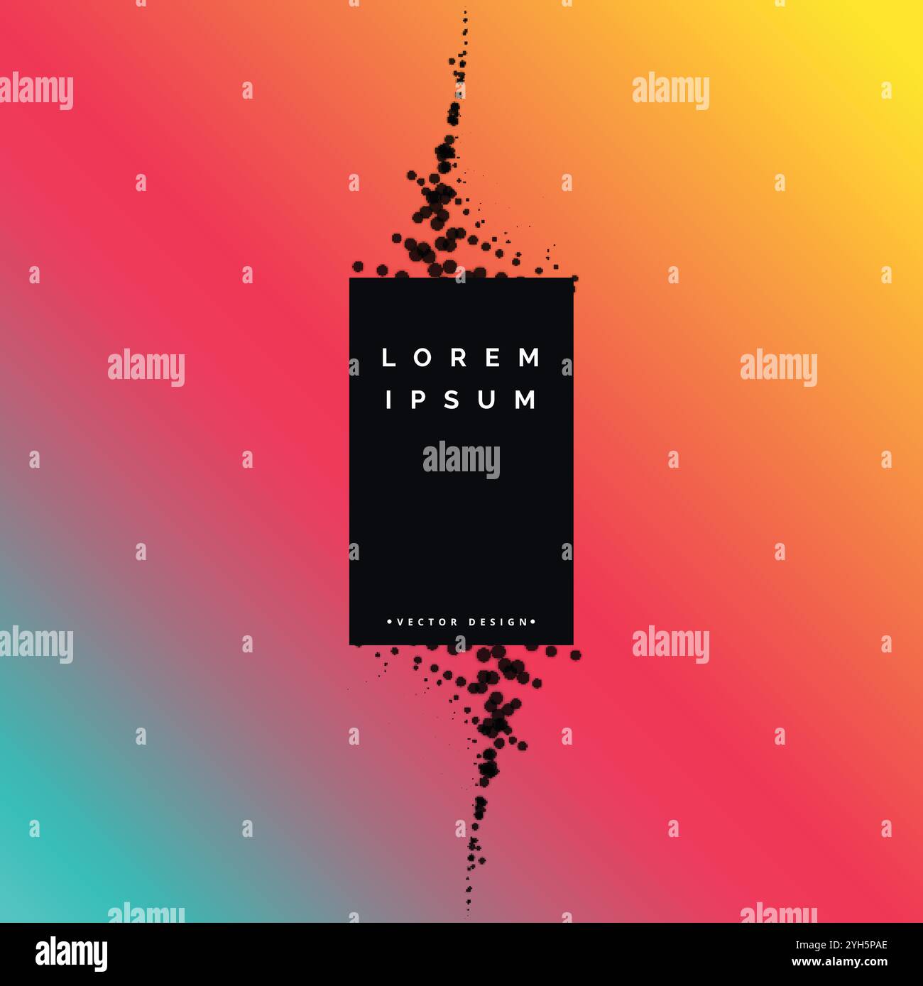 awesome abstract particles background design vector illustration Stock ...