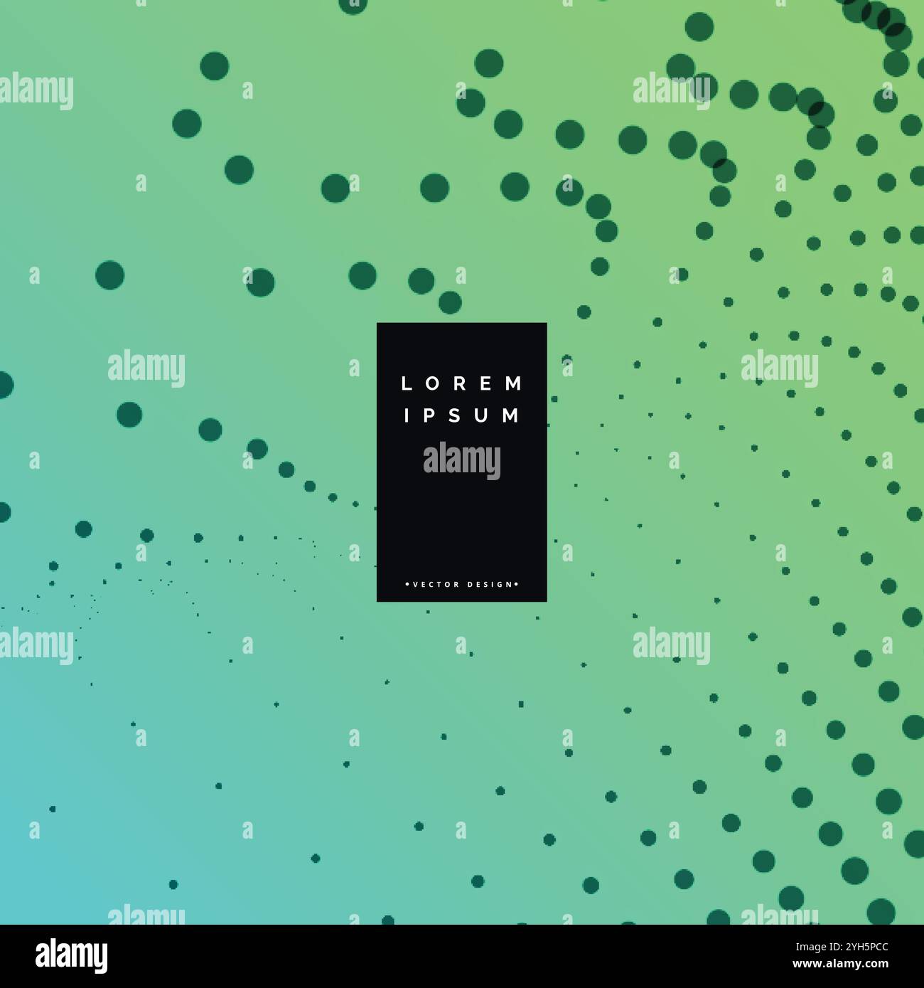 green background with particle effect design vector illustration Stock ...