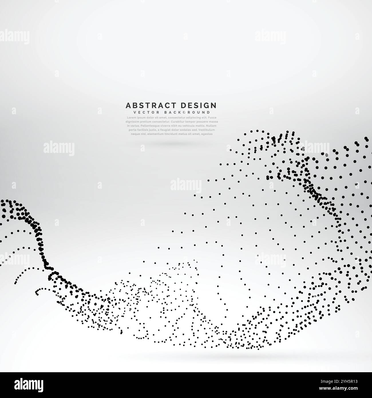 dynamic particle array mesh background vector design Stock Vector Image ...