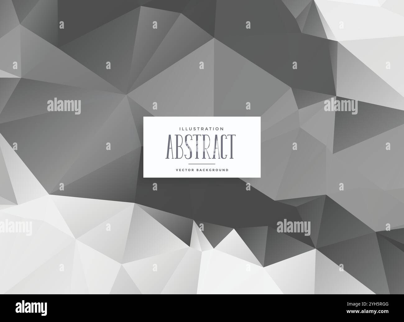 Gray abstract low poly triangle Stock Vector Images - Alamy