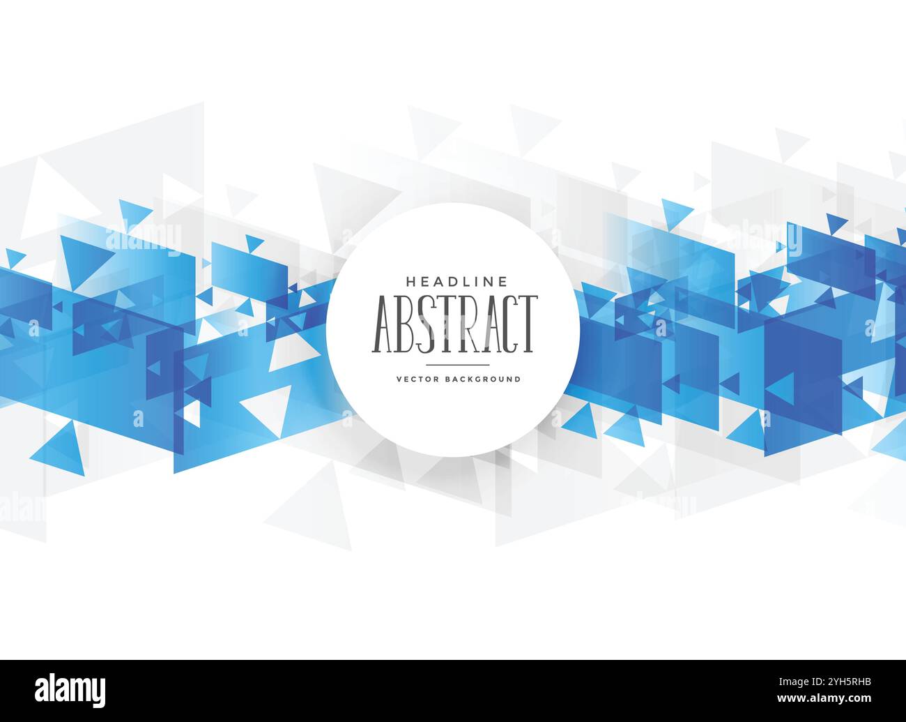 abstract blue shapes on white background Stock Vector Image & Art - Alamy