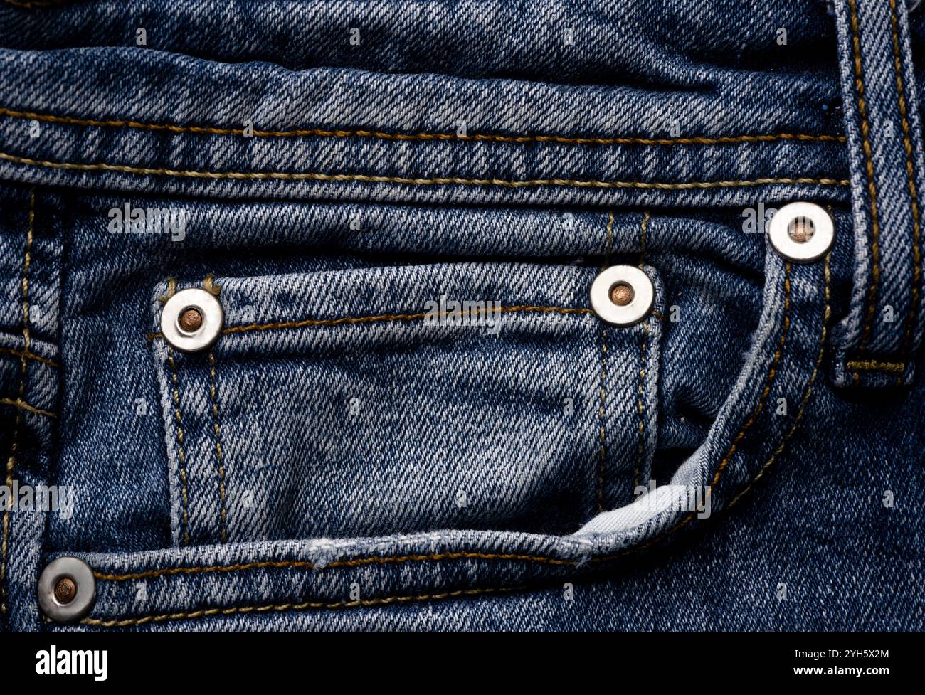 Denim texture rivets background hi-res stock photography and images - Alamy
