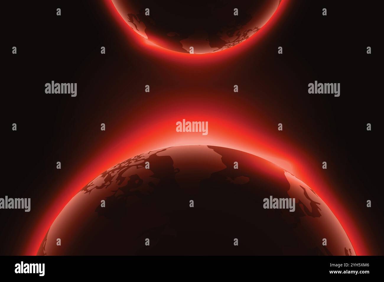 Red skye Stock Vector Images - Alamy