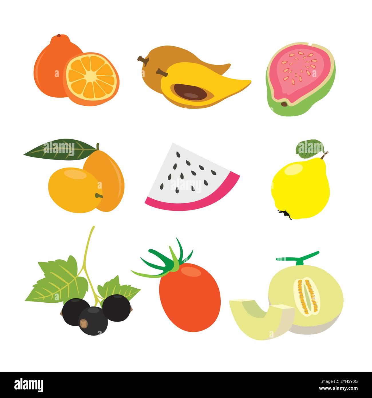 Scandinavian fruits Stock Vector Images - Alamy